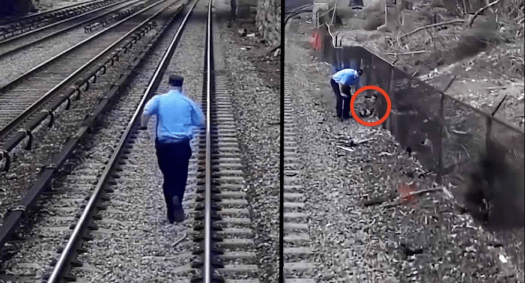 Heroic Train Conductors Rescue Child Stuck on Tracks [Video ...