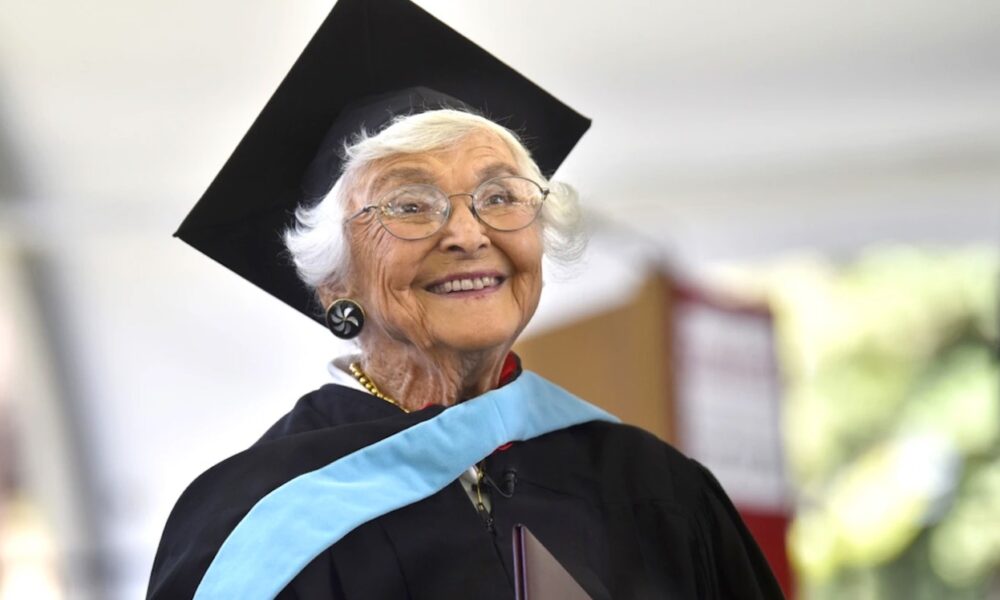 105-Year-Old Stanford Grad Proves Learning Has No Age Limit ...