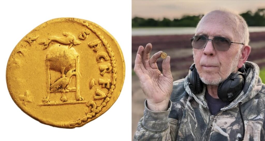 76-Year-Old Finds Rare Roman Coin, Strikes Gold! - :) Healthy Happy News