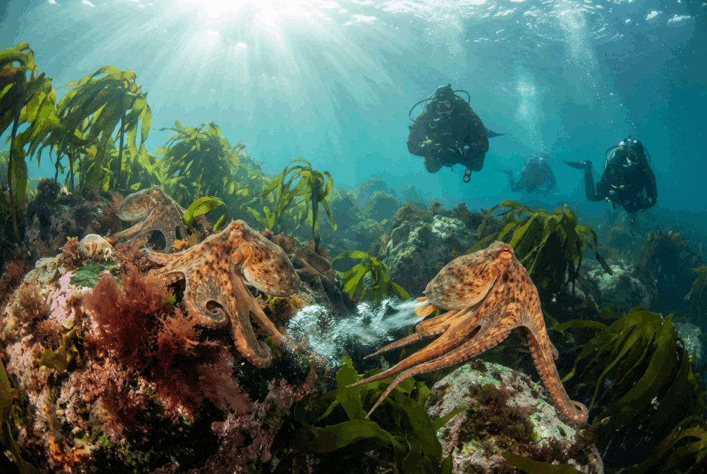 Octopus Flourish Brings Joy to UK Shores - :) Healthy Happy News
