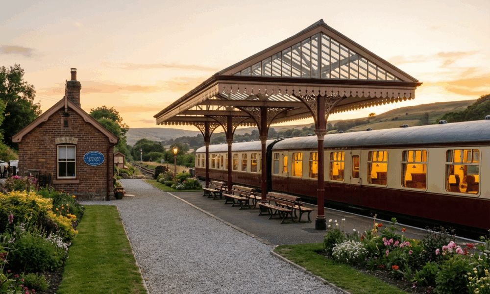 Couple Revives Historic Train Station Retreat - :) Healthy Happy News
