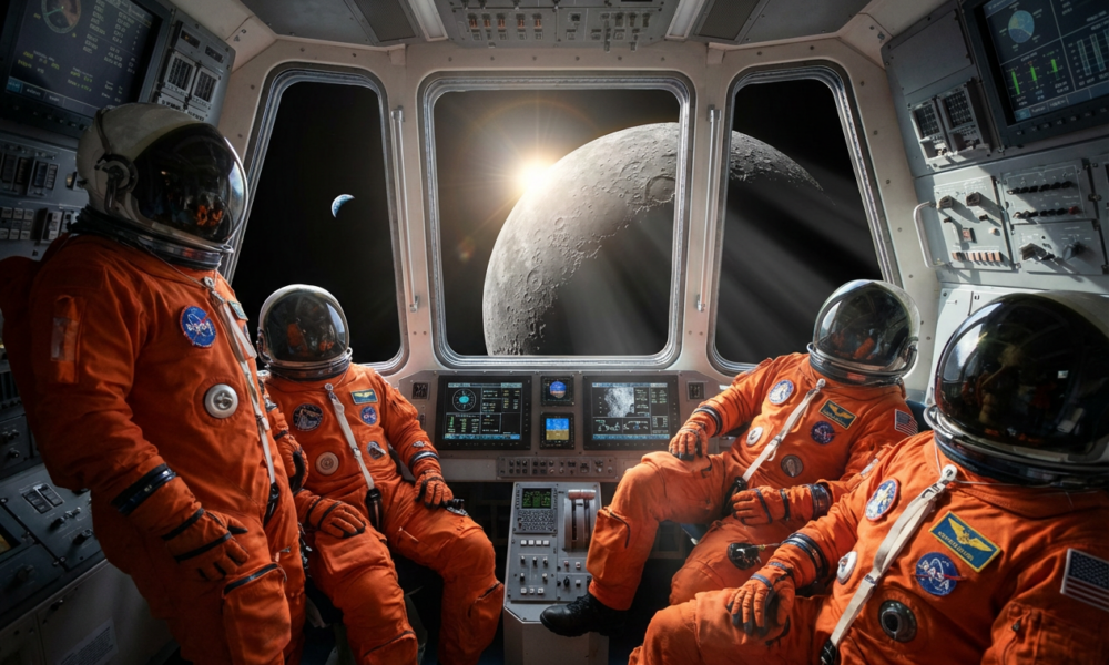 Astronauts Capture Stunning Moon Views on Historic Artemis II Flyby ...