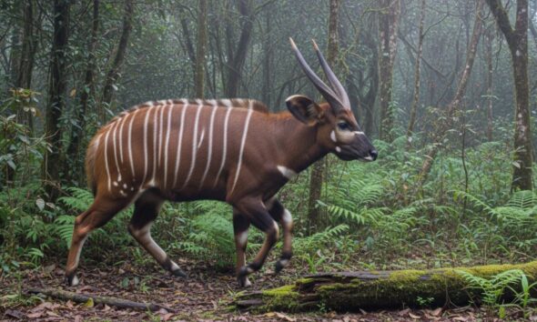 Miraculous Wildlife Comeback: Gorgeous Rare Antelope Returns to Forest ...