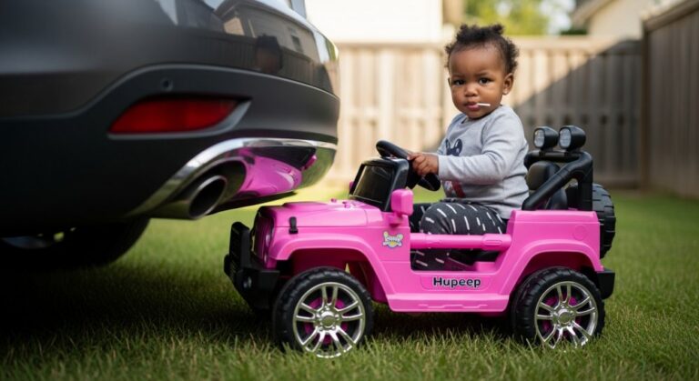 Tiny Driver Flees the Scene After Backyard Fender Bender — Mom's ...