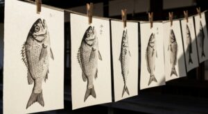Ancient Japanese Tradition of Fish Printing Becomes Stunning Global Art ...